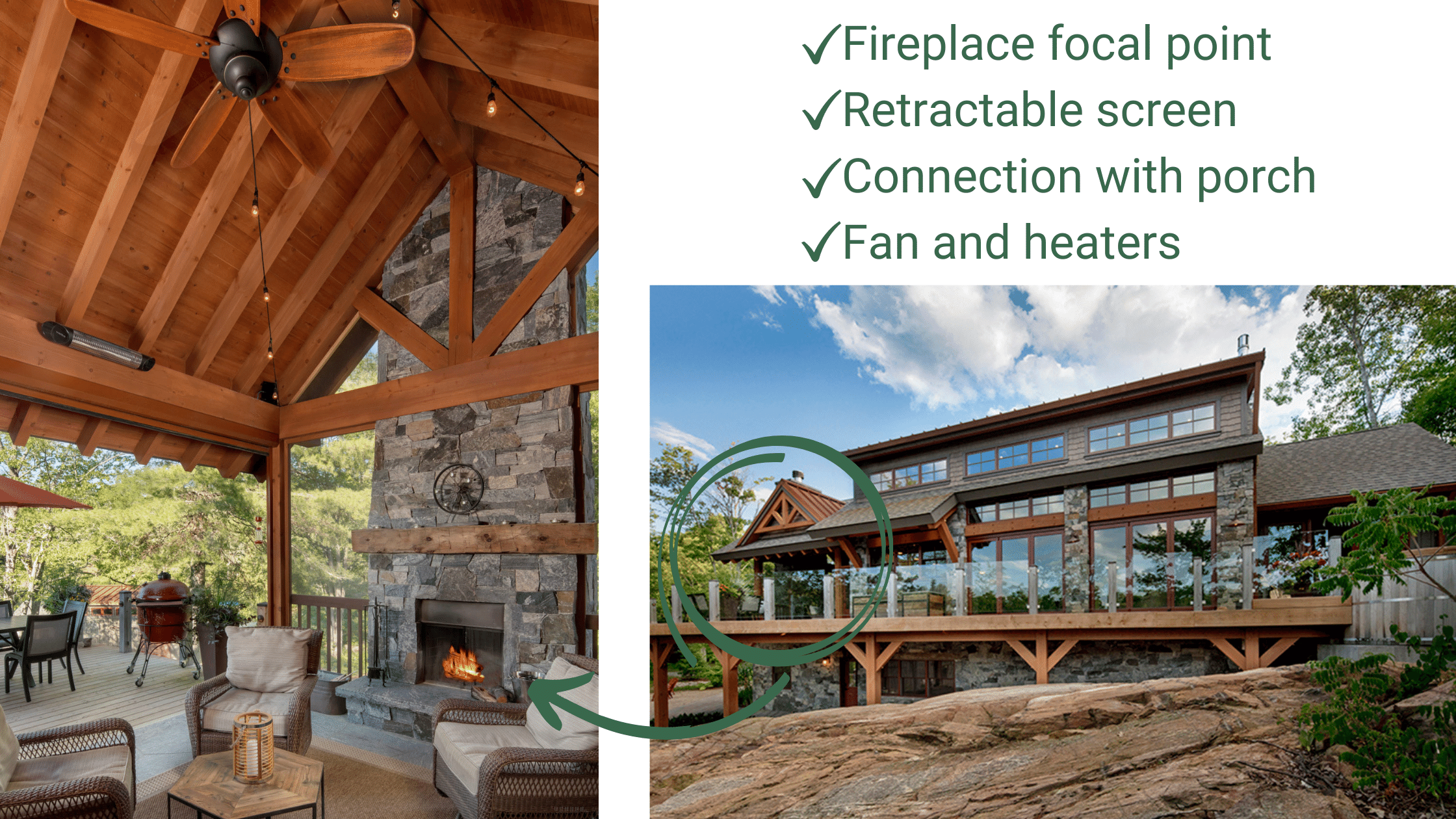 Building a Muskoka Room / Screened In Porch in Your Timber Frame Home